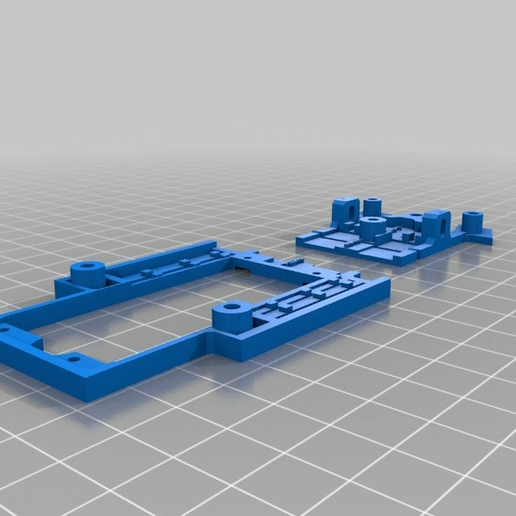 👽 Adjustable wheelbase inline chassis・Free STL File for ・Cults