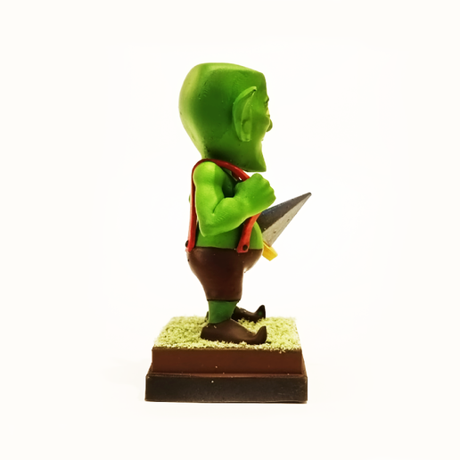 👺 Goblin - Clash Royale / Clash Of Clan / Supercell / Viking・ STL File ...
