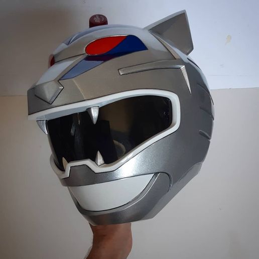 STL file GAO SILVER/LUNAR WOLF - GAORANGER - WILD FORCE 🐺 ・3D print ...