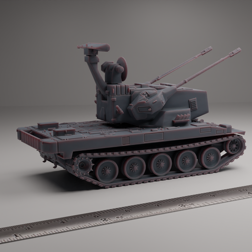 🪖 Type 87 AA・ STL File for ・Cults