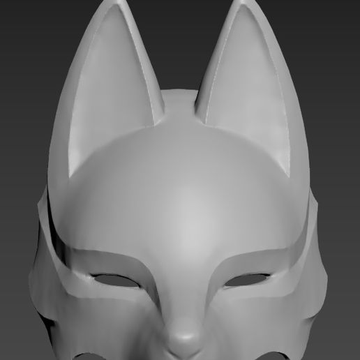 🎃 Kunimitsu Mask Tekken 7 (Kitsune Mask)・ 3D File for ・Cults