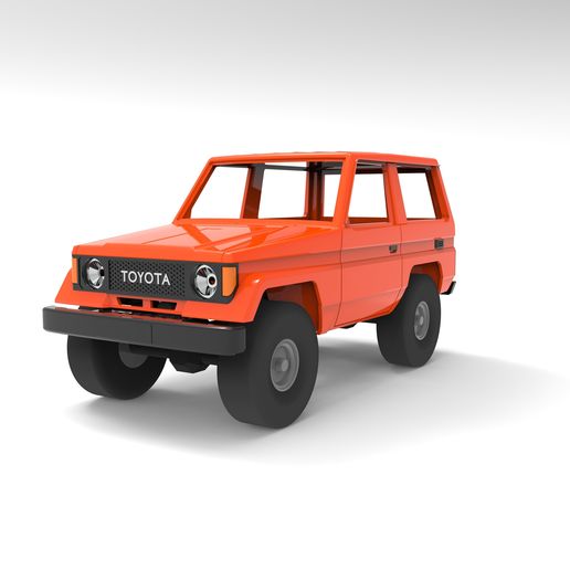 🚗 RSC Axial SCX24 Toyota Land Cruiser LJ70 Series Scale・ STL File for ...