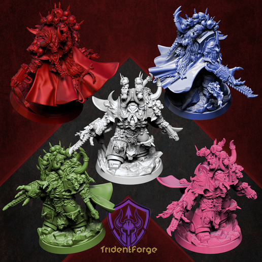 🛰 Voidwalker Chaos Terminator Lord・ 3D File for 3D printing・Cults