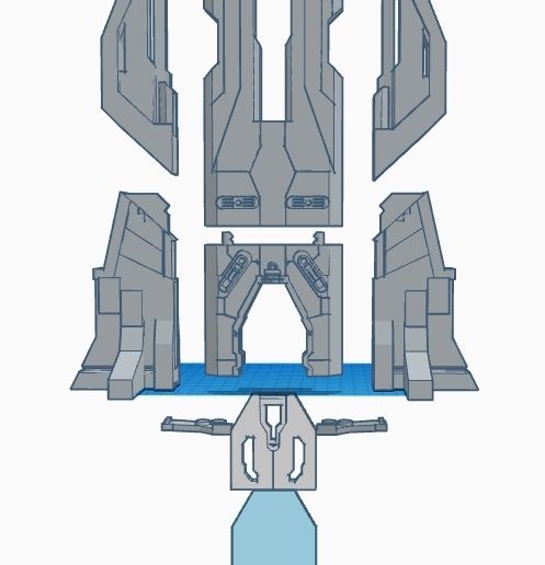 🎮 Xbox Halo Structure・ STL File for ・Cults