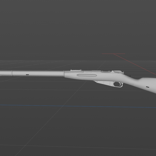 🎲 Soviet Mosin-Nagant M91 Dragoon Rifle 3D Model Material・Archivo OBJ ...
