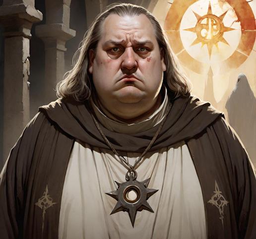 arquivo STL character father donavich ravenloft miniature D&D , pere ...