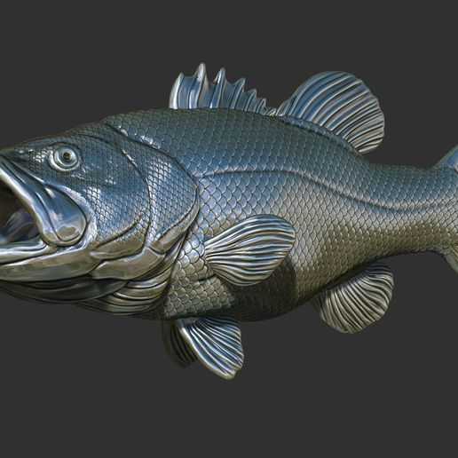 🐠 Largemouth bass・ STL File for ・Cults
