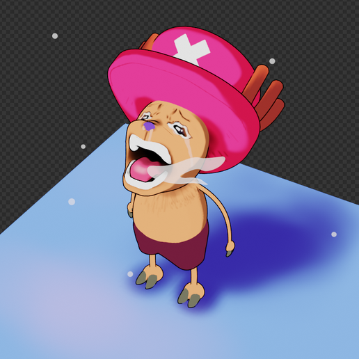 😭 Chopper Crying meme (Onepiece)・ STL File for 3D printing・Cults