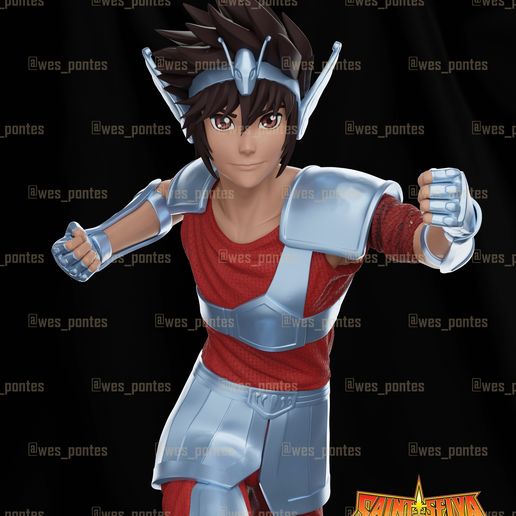 STL-Datei Pegaso's Tenma - Saint Seiya 👾 ・3D-druckbares Modell zum ...
