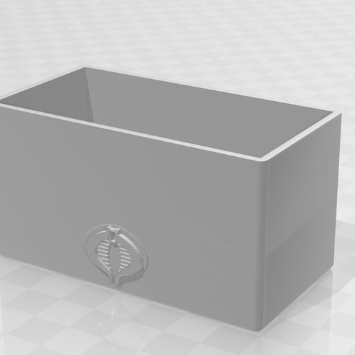 📦 GI Joe 'Cobra' Classified Box Stand・ 3D File for ・Cults