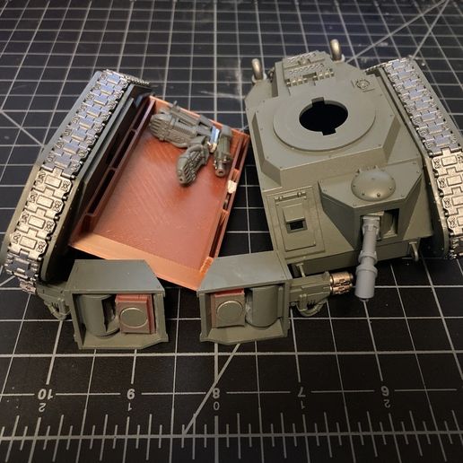 🧲 Sponson Magnet Insert and Tray for Leman Russ Tank・Free STL File for ...