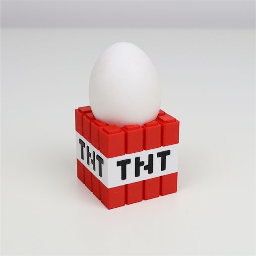 🥚 MINECRAFT EGG CUP 3 in 1 BUNDLE / CHICKEN, CREEPER & TNT・ 3D File for ...