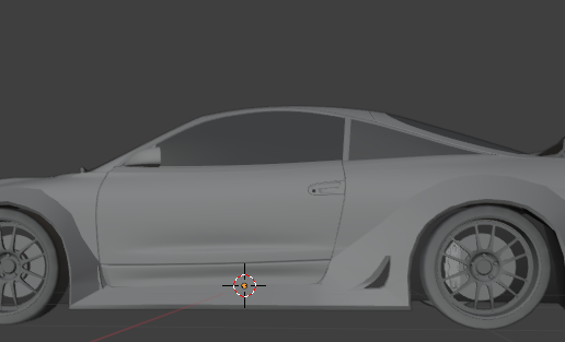 🚗 mitsubishi eclipse・ OBJ File for 3D printing・Cults