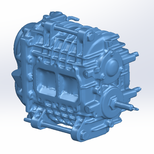 🩻 SC14 roots type blower supercharger - 3D scan・ STL File for 3D ...