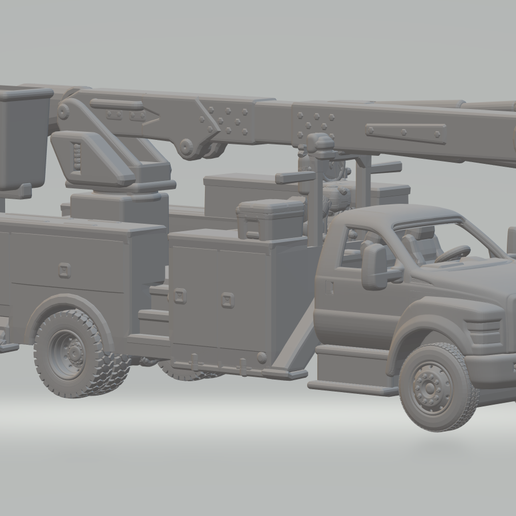 Archivo STL ford f750 servicio 🚙 ・Diseño imprimible en 3D para ...