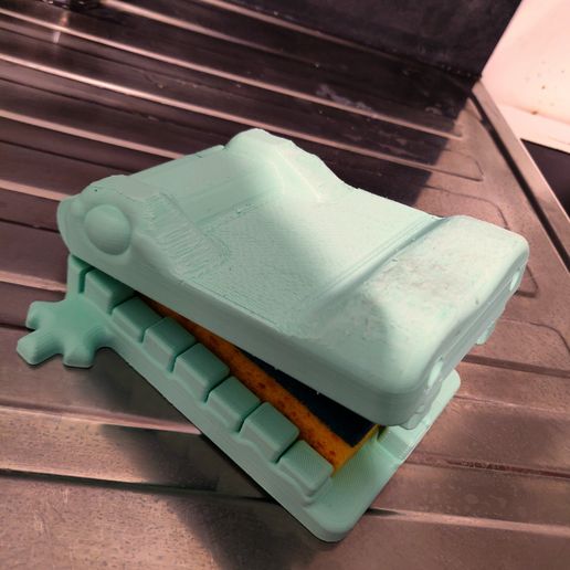 🔪 Kitchen sponge press / Sponge press・Free STL File for ・Cults