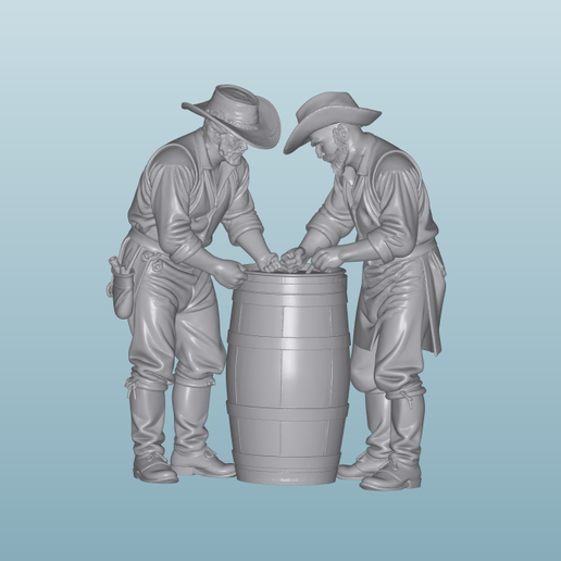 🤠 COWBOY W106 Native American Figures・ 3D File for 3D printing・Cults