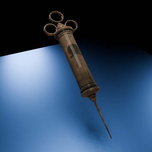 💉 Medieval Syringe 3D Model | Low Poly Medical Tool, UV Mapped ...