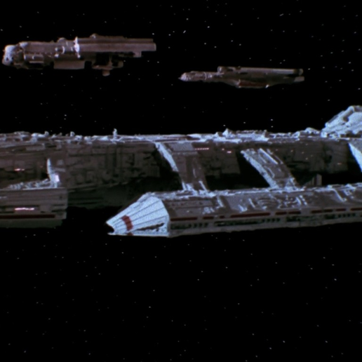 🚢 "'Plumbers Ship" aka Fourtube Ship from Battlestar Galactica ragtag ...