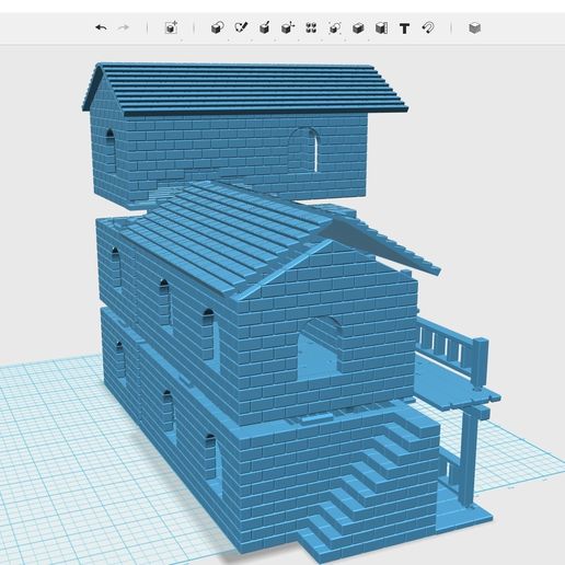 🧱 Doc's Brick Buildings L Building Gaming Terrain・ 3D File for ・Cults