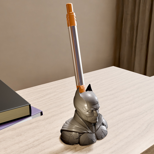 🖊️ Batman pen holder bust 3d model highpoly printable・ STL File for 3D ...