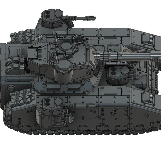 🪖 IronFury Super-Heavy Tank Kit・ STL File for 3D printing・Cults