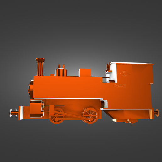 🛤️ Talyllyn Railway Tom Rolt 7 locomotive・ STL File for ・Cults
