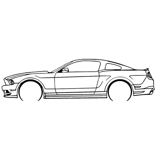 STL file Ford Mustang GT 2013 🚙 (DXF)・3D printable design to download・Cults