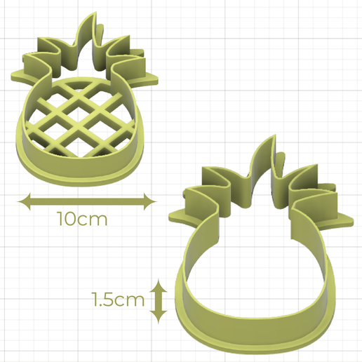 🍪 Fruit Cookie Cutter・ STL File for 3D printing・Cults