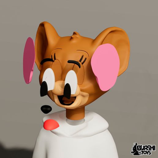🐱 Jerry Urban Vibes (Tom & Jerry) (multiparts/3mf)・ 3MF File for 3D ...