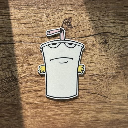 Free STL file Shake Aqua Teen Hungerforce Magnet (multi-color)(8x3mm ...