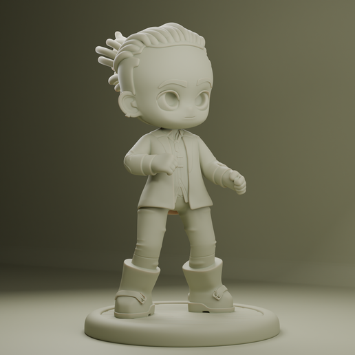 STL file Ekko_Arcane_chibi 👾 ・Design to download and 3D print・Cults