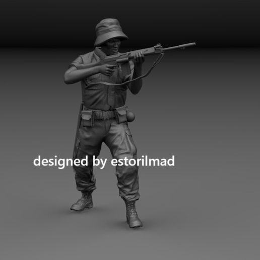 🫡 AUSTRALIAN SOLDIER ANZACS VIETNAM V2・ STL File for 3D printing・Cults
