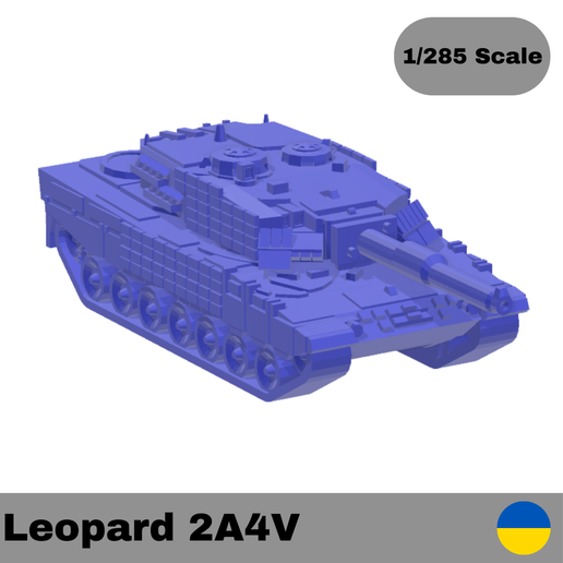 🐆 Leopard 2A4V・Free STL File for 3D printing・Cults