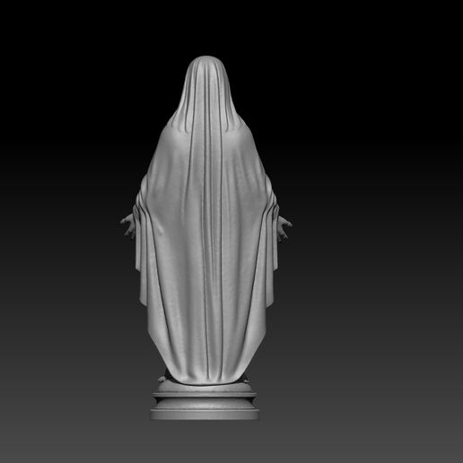 🎨 Virgin Mary Statue 2・Free STL File for 3D printing・Cults