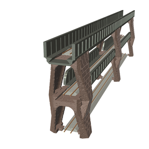 🌉 KATO N Gauge Modular Viaduct and Graduated Pier System・ STL File for ...