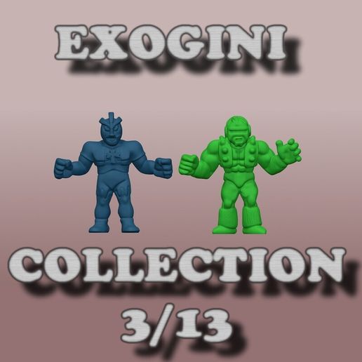 🎨 Exogini collection 3/13・ STL File for 3D printing・Cults