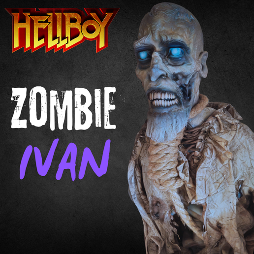 🧟 Ivan - A Zombie Hellboy Prop・ STL File for 3D printing・Cults