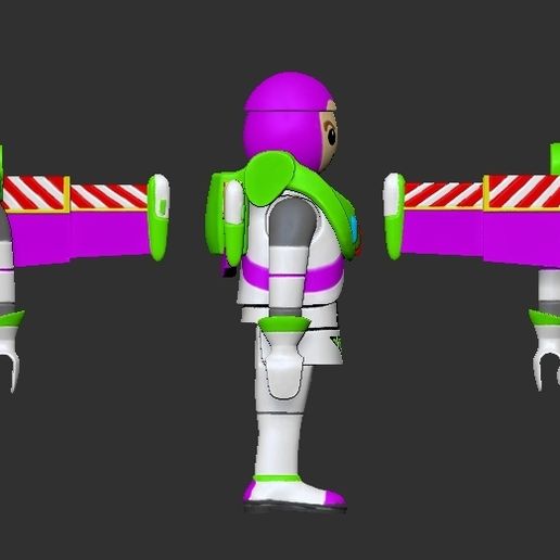 STL file Buzz Lightyear Playmobil ️ (OBJ)・3D printable model to ...