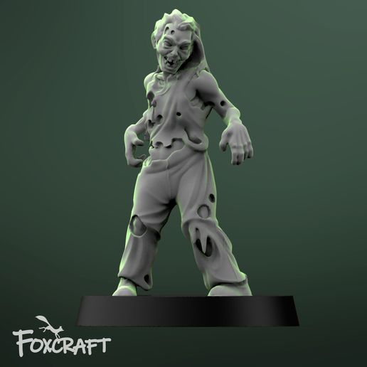 🤏 Small Zombie Horde・ STL File for 3D printing・Cults