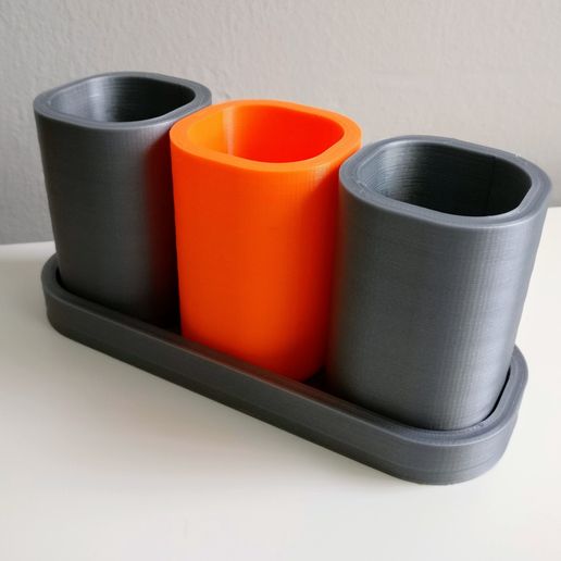 Download free STL file Modular pen holder • 3D printing object ・ Cults