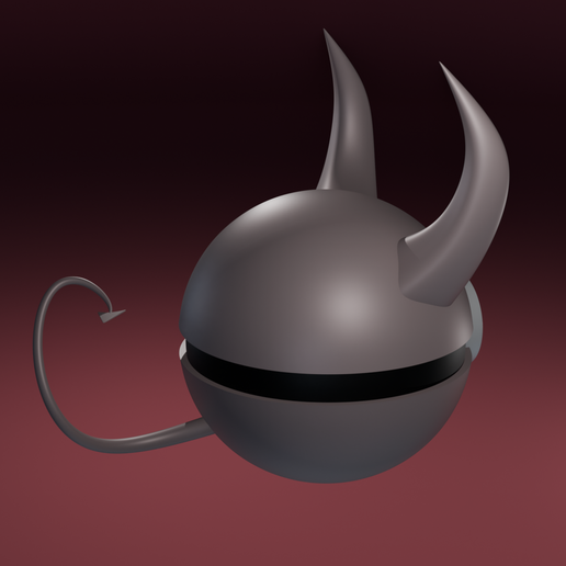 🐉 Horned Ball・Free 3D File for 3D printing・Cults