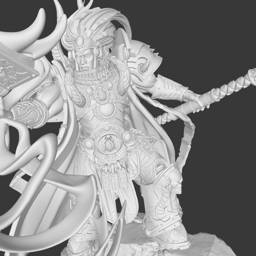 🤴 The Crimson King - Arch-Sorcerer Daemon Primarch - Sci-Fi Wargaming ...