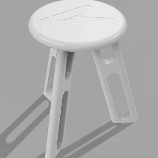 🪑 3D Printed Chair – Full Size, Divided in 9 Printable Parts (STL + F3D ...