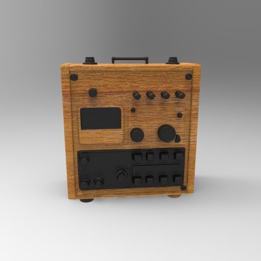 🪵 Vintage Wooden Control Box・ STL File for 3D printing・Cults