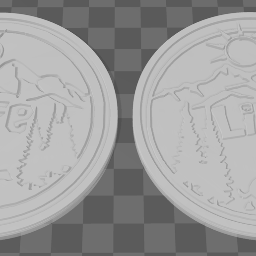 STL file Life Coasters 🆕 ・Model to download and 3D print・Cults