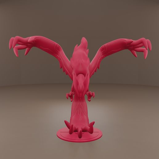🐉 Pokemon No. 717 Yveltal・ STL File for 3D printing・Cults
