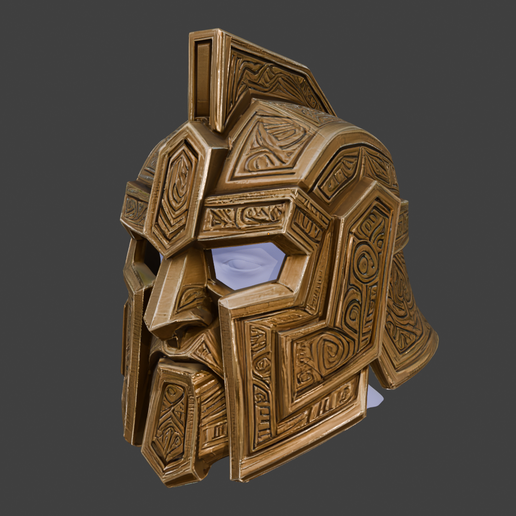 🎭 Dwarven Helm・ STL File for 3D printing・Cults
