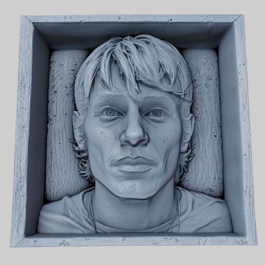 3D file John Mayer head relief singer 🧑‍🎤 ・3D printing design to ...