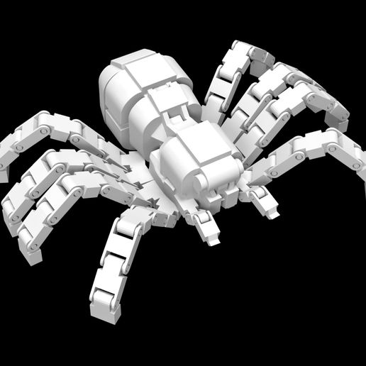 🕷️ Articulated Spider Flexi Print in Place STL・ STL File for 3D ...